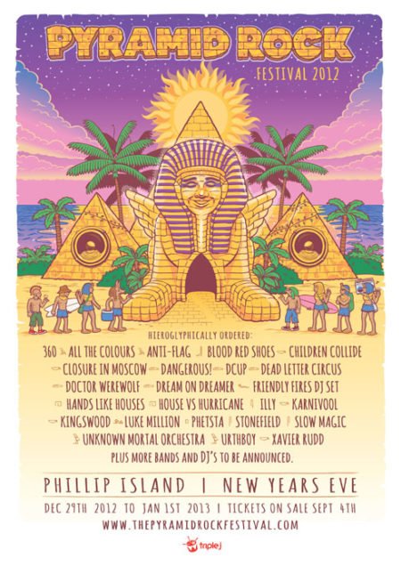 Pyramid Rock Festival 2012 Line Up