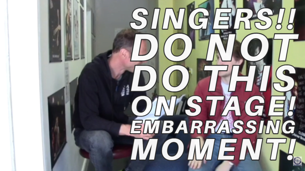 Singers!! Do NOT Do This On Stage! Embarrassing Moment!